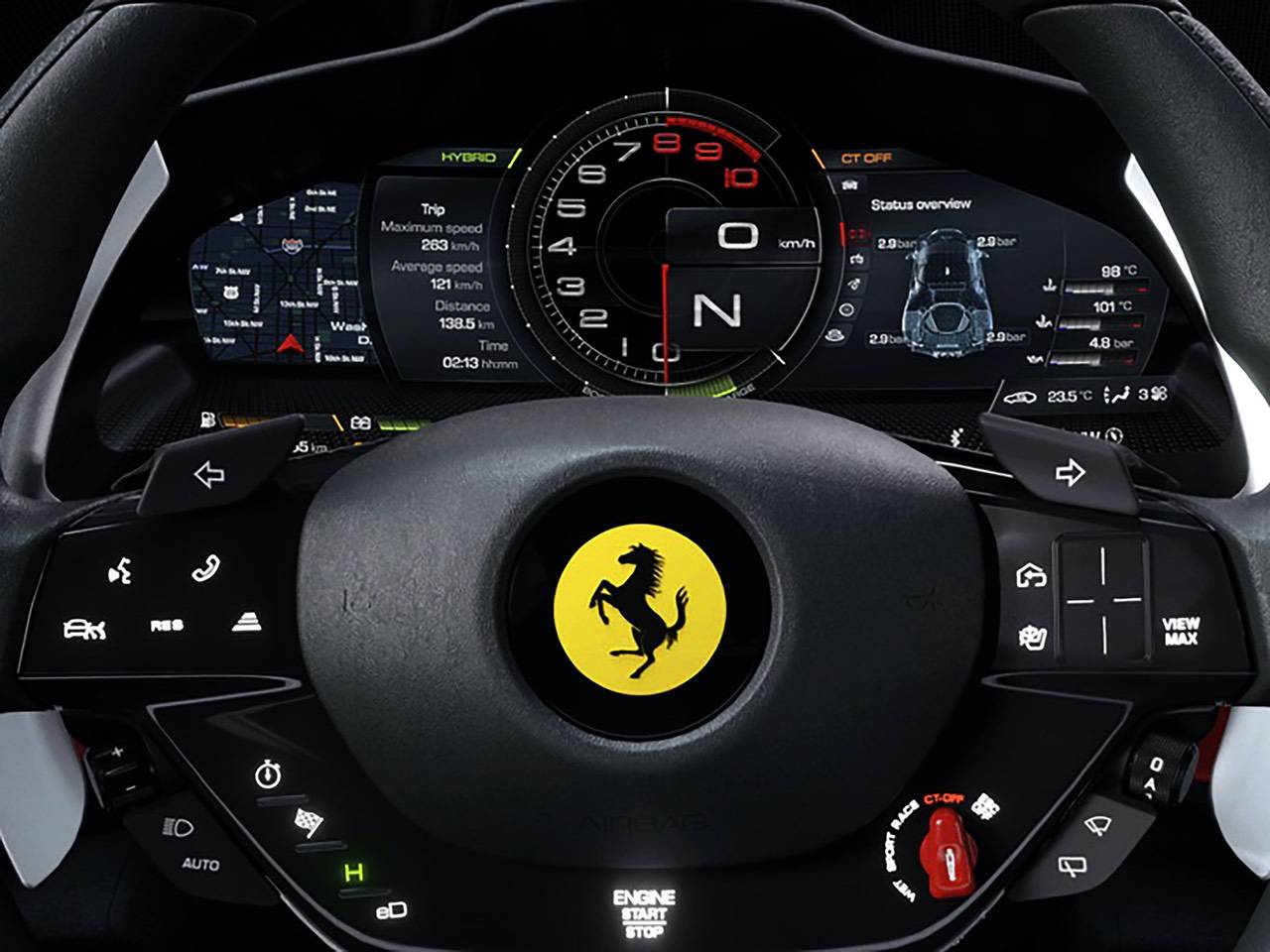 Ferrari Speedometer